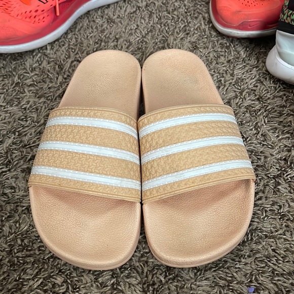 adidas | Shoes | Adidas Slides Size 6 | Poshmark